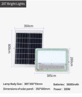 China 300w Led Solar Flood Light Outdoor Solar Powered Mosquito Lamp For Garage Yard Porch for sale