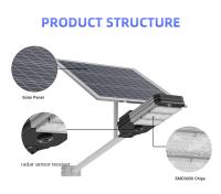 China 200 Watt Solar Powered LED Street Lights Bulb 4 Heads Long Working Time 58x22x9cm for sale