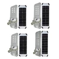 China Parking Lot 200w Integrated Led Solar Street Light Solar Cell 8 Angles 10 Heads 1100x396x95mm for sale