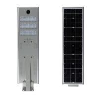 China 150w Integrated Led Solar Street Light Lifespan 5000h 3 Heads 1000x300x50mm for sale