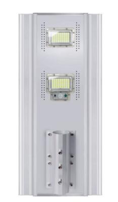 China 2 Heads 100 Watt Integrated LED Solar Street Light Factory 700x320x50mm for sale