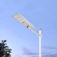 China 2 Heads 100 Watt Integrated LED Solar Street Light Factory 700x320x50mm for sale