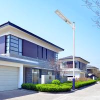 China 100w Led Solar Street Lighting System All In One 2 Heads 700x220x50mm for sale