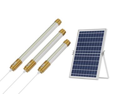 China Tube Solar Fluorescent Light Fixtures 200w Dimmable Tennis Court 350x350mm 6V 15W for sale
