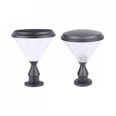 China Landscape Sensor Yard  Garden Fence Led Post Lamp Outside Pole 5V 4.5W 26x26x25cm for sale