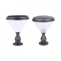 China Landscape Sensor Yard  Garden Fence Led Post Lamp Outside Pole 5V 4.5W 26x26x25cm for sale