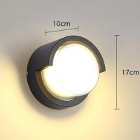 China 20w Outdoor Waterproof LED Wall Lights Round 17x10mm for sale