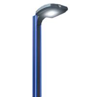 China 30w 50w 60W Outdoor LED Garden Pole Lights Post Square Column AoXin Lamp for sale