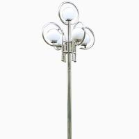 China 100w 150w 200W Outdoor Garden Pole Light Sphere Round 5 Lamp Caps for sale