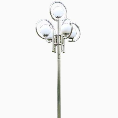 China 100w 150w 200W Outdoor Garden Pole Light Sphere Round 5 Lamp Caps for sale