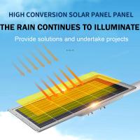 China Outdoor Garden Solar Street Light Human Body Induction Remote Light Control Bright for sale
