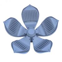China 50W Bright Led Garden Pole Light Outdoor Waterproof AC 220V Flower For Courtyard for sale