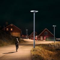 China Energy LED Solar Garden Lights Post Patented Lamp  Starry Sky 2.5-5m for sale