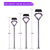 China 30W pure LED Solar Garden Lights replacement Aluminum Love Lamp With Lamp Belt for sale