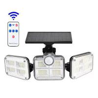 China 120 Smd Led Outdoor Wall Mounted Solar Led Lights Three Gear Bright Wide Irradiation for sale