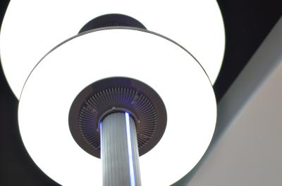 China IP65 Two Circle Shaped Aluminum Courtyard Lamps, Two Light Sources With Lamp Strips for sale