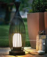 China 18W Landscape Outdoor Led Lawn Lights Fixtures Luxury Bird Cage Shaped 6000K 300x750mm for sale