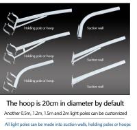 China 20w 30w 40w 45W AC Led Street Light Ip65 Wall Cantilever Hoop Fixed 1m for sale