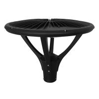 China Led Outdoor Patio Garden Light Lantern Black UFO Shaped 30 Watt for sale