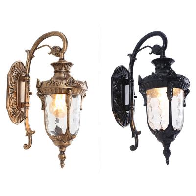 China 200W Luxury Led Wall Light Outdoor Waterproof IP65 Aluminum Imitation Copper for sale