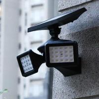 China Waterproof Garden Solar Ground Flood Lights IP65 3.5W Dual Head High Brightness for sale