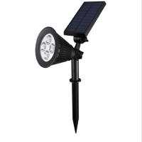 China Outdoor Led Solar Garden Ground Lights Seven Color Optional Angle Adjustable for sale