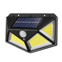 China Smart Solar Fence Wall And Post Light Solar Motion Sensor Fence Lights Garden Portable for sale