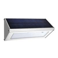 China Outdoor Solar Induction Wall Lamp Human Body IP65 Triangular Aluminum for sale