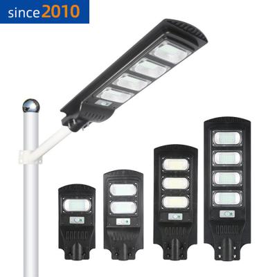 China 50w 300 Watt 120w 100 Watt Led Solar Street Light With Remote Control 6500k ABS for sale
