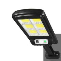 China 100w 200w 300W Modern LED Garden Outdoor Solar Wall Light With Motion Sensor Remote Control for sale