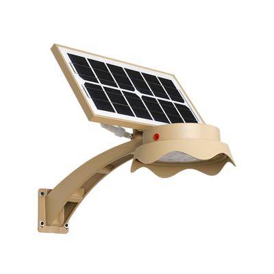 China 120 Watts Solar Powered LED Street Lights 120w Golden Sunflower Shape Night Panel for sale