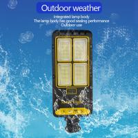 China 60w 90w 200w Solar Led Street Light With Remote Built In Battery 24000mAh Landscape Courtyard for sale