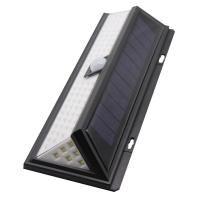 China IP65 Outdoor Solar LED Wall Lights sensor Three Side Luminous Wide Irradiation for sale