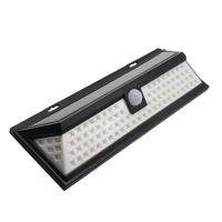 China IP65 Outdoor Solar LED Wall Lights sensor Three Side Luminous Wide Irradiation for sale