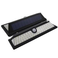 China IP65 Outdoor Solar LED Wall Lights sensor Three Side Luminous Wide Irradiation for sale