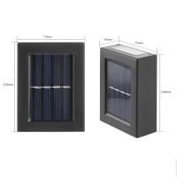 China 5W Outdoor Solar LED Wall Lights With Auto Sensor Built In Batteries 10x7.5x3cm for sale