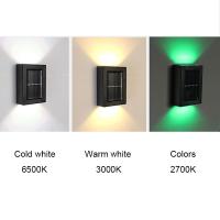 China 5W Outdoor Solar LED Wall Lights With Auto Sensor Built In Batteries 10x7.5x3cm for sale