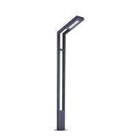 China 20w 40w Super Bright Led Solar Garden Lights Hollow Out Middle Of Double Columns for sale