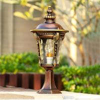 China 60W Led Imitation Copper Solar Garden Lights Lanterns Outdoor Yard for sale
