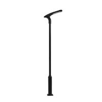 China Lawn Solar Panel Led Garden Lights Ultra Bright Road Cap Crutch Shape  30W IP65 for sale