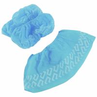 China Disposable Non Woven Medical Products 20-35gsm PP CPE Waterproof Shoe Cover for sale