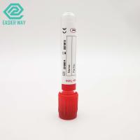 China Red Cap Safety Clot Activator Blood Collection Tube 1-10ml for sale