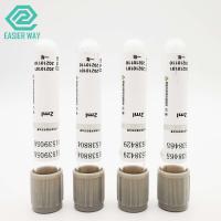 China 3ml 5ml Blood Collection Supplies Sterilized Grey Cap Glucose Blood Collection Tube for sale