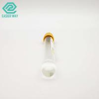 China 13x75mm Blood Collection Supplies Gel Clot Activator With Yellow Cap For Serum Test for sale