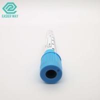 China Non Toxic Blood Collection Tubes Vacuum Pt Tube Sodium Citrate With Blue Cap for sale