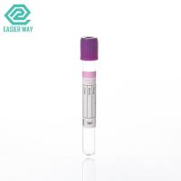 China Hematology Blood Collection K2 K3 EDTA Purple Top Tubes for sale