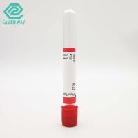 China Non Toxic Blood Collection Supplies 1-10ml 13x75mm Plain Red Top Tube With Additive for sale