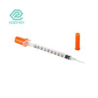 China Medical Electrolysis Disposable Needles 0.3ml 0.5ml 1ml Insulin Syringe for sale