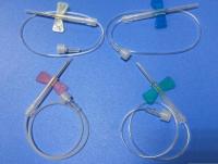 China Hospital Use 26G Safety Scalp Vein Set With Tubing For Blood Collection for sale