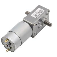 China Double Shaft Length 15mm DC Gear Motor 12V 24V Speed Reduce 12rpm-470rpm for sale